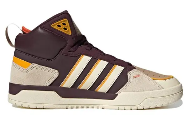 Adidas Neo 100db Mid Top Sneakers - Brown/cream/yellow