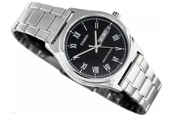 Casio Stainless Steel Analog Watch With Link Bracelet - Silver