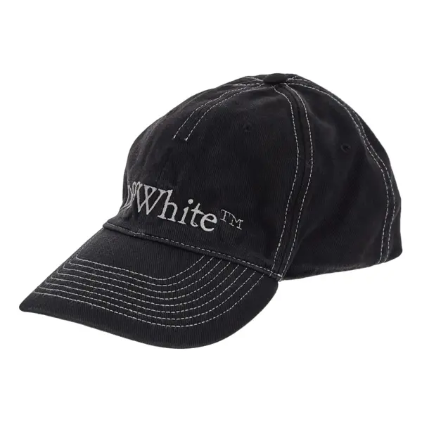 Off-White Logo Baseball Cap - Black