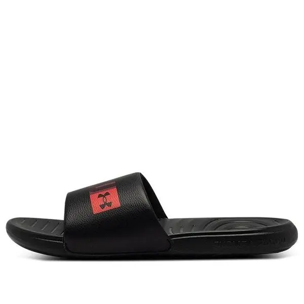 Under Armour Ansa Graphic Slide - Black/red