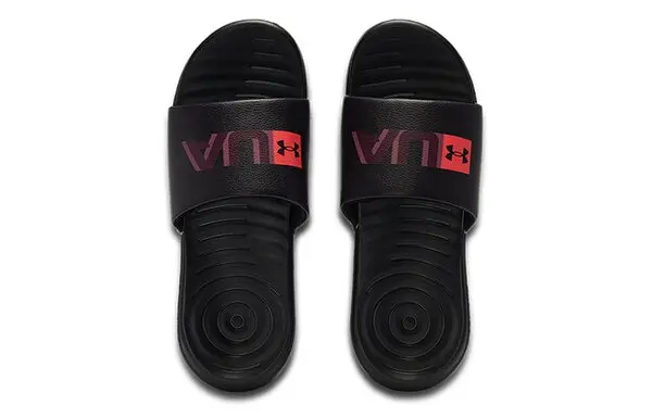 Under Armour Ansa Graphic Slide - Black/red
