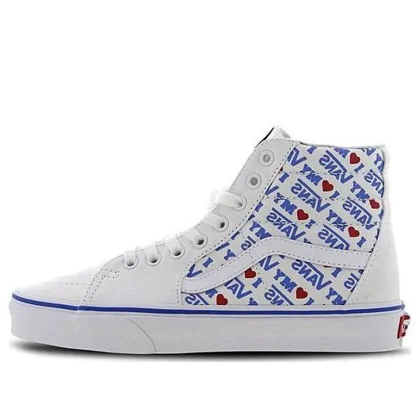 VANS Sk8-hi "i Heart " High Top Sneakers - White