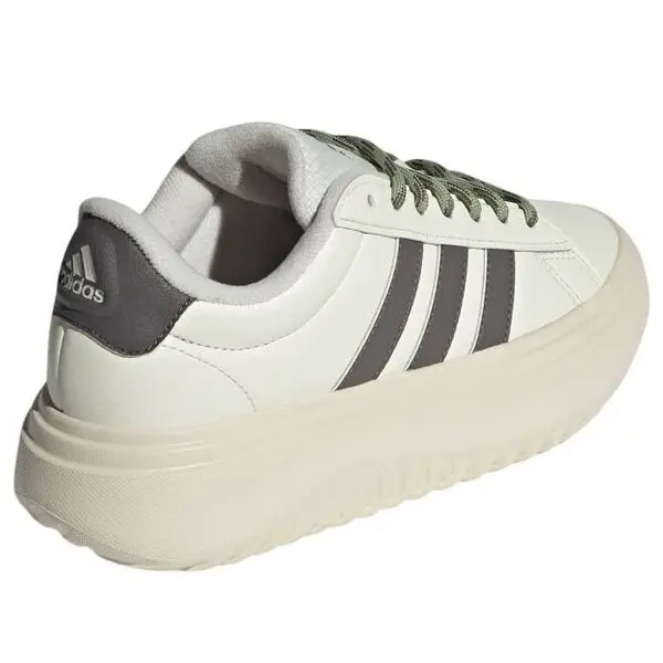 Adidas Grand Court Platform Sneakers - Ivory/black