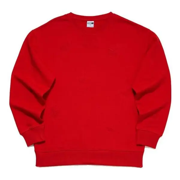 PUMA Casual Pullover Sweatshirt - Red