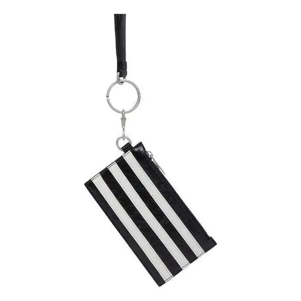 Balenciaga X Adidas Card Case On Keyring - Black