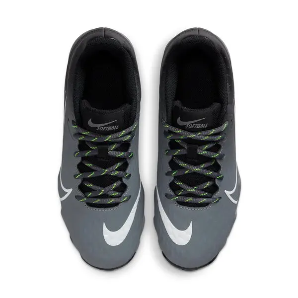 Nike Hyperdiamond 4 Keystone Baseball Cleats - Black/cool Grey/volt