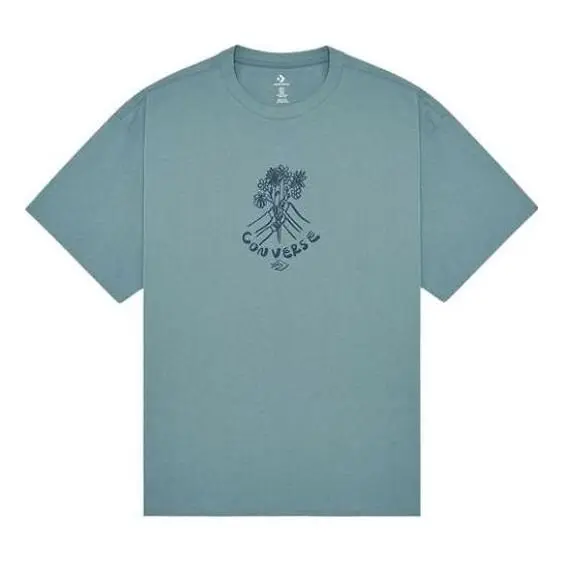 CONVERSE Flower Friends Tee Asia Sizing - Blue