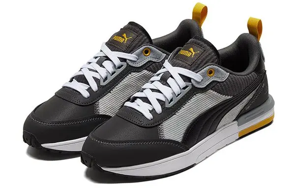 PUMA R22 Casual Low Top Sneakers - Black/gray