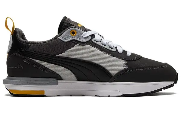 PUMA R22 Casual Low Top Sneakers - Black/gray