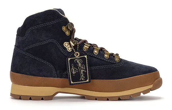 Timberland Euro Hiker Mid Lace Up Boots - Navy/brown