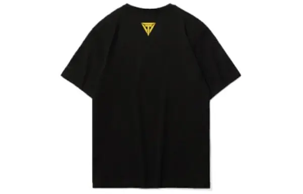 LI-NING Printing Loose Sports Round Neck Short Sleeve