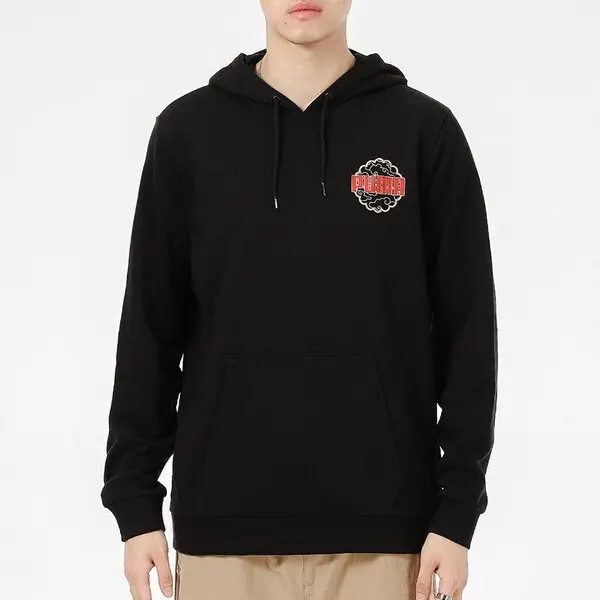 PUMA Logo Print Hoodie