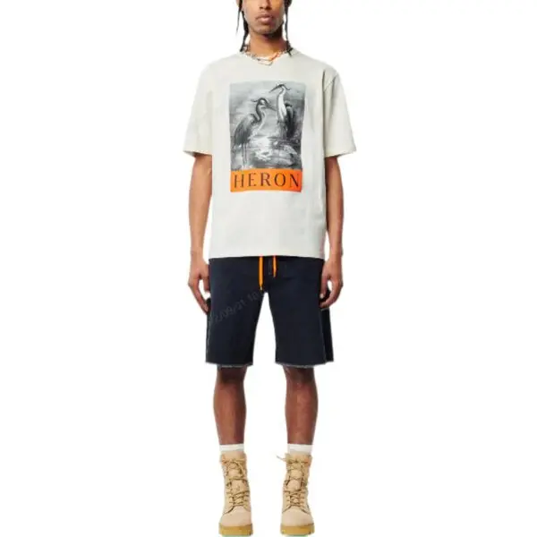 Heron Preston Fw22 Nf Heron Bw T-shir 'white Black
