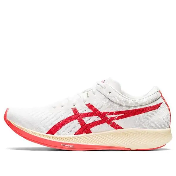 Asics Metaracer Athletic Sneakers - White/orange/red