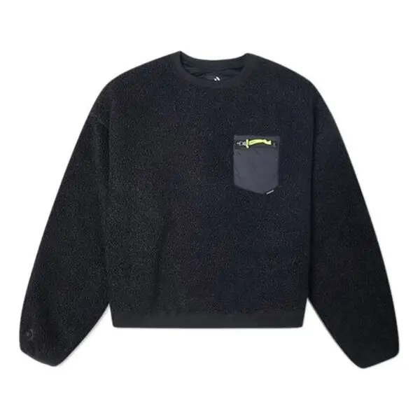 CONVERSE Loose Short Sweater - Black