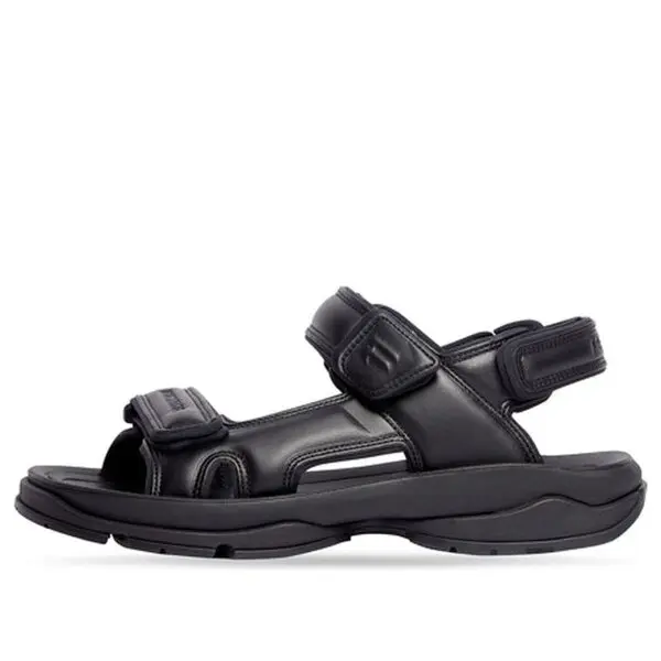 Balenciaga Tourist Sandals - Black