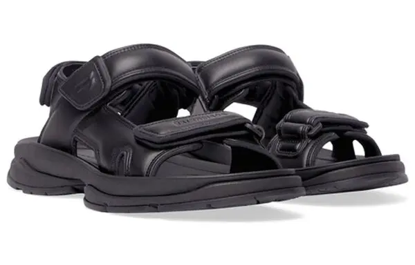 Balenciaga Tourist Sandals - Black