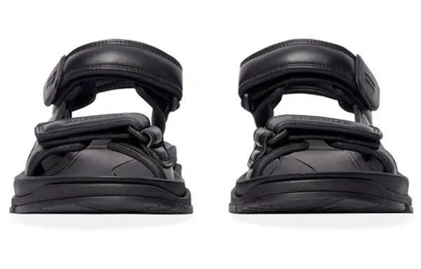 Balenciaga Tourist Sandals - Black