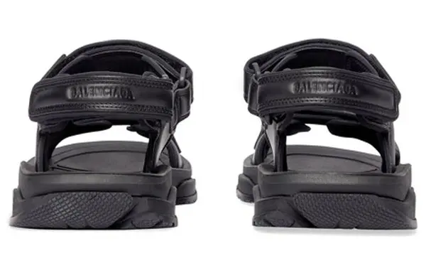Balenciaga Tourist Sandals - Black