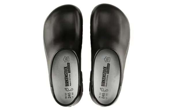 BIRKENSTOCK A640 Polyurethane Clogs - Black