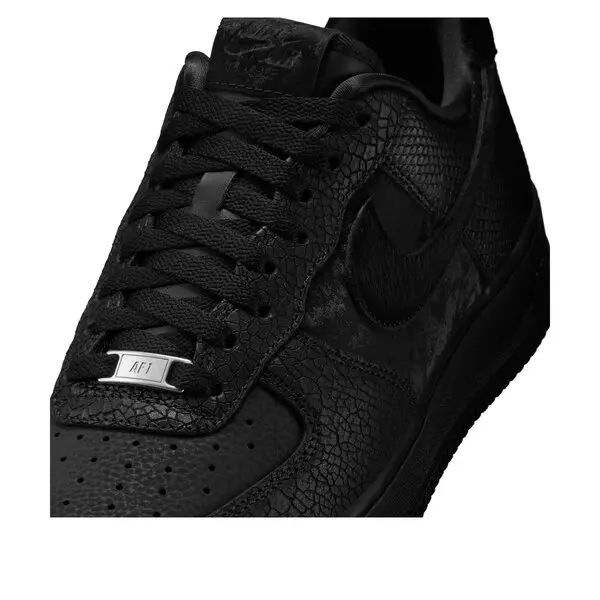Nike Force 1 Low 3x Celebration Black Textured Sneakers