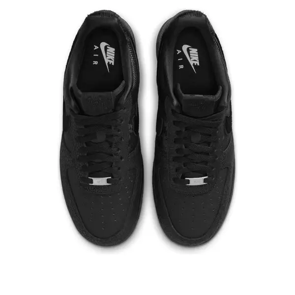 Nike Force 1 Low 3x Celebration Black Textured Sneakers