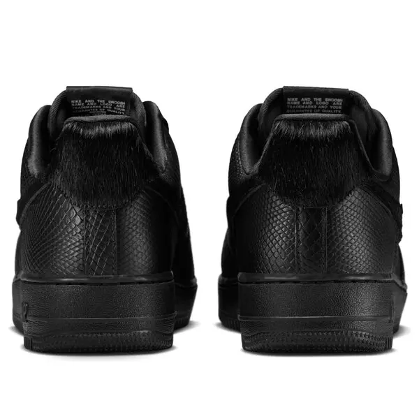Nike Force 1 Low 3x Celebration Black Textured Sneakers