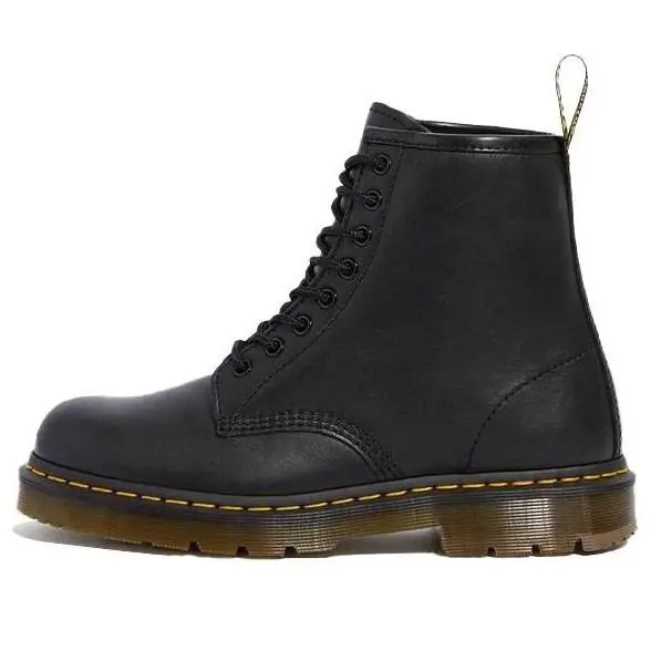 Dr. Martens 1460 Slip Resistant Leather Lace Up Boots - Black