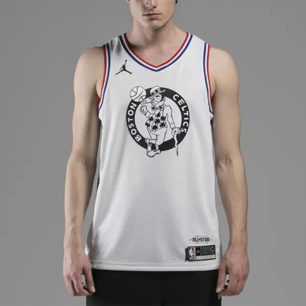 JORDAN Nba 2019 All-star Boston Celtics Kyrie Irving Jersey - White