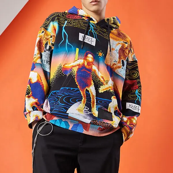 LI-NING Paris Fashion Week Fw20 Series Loose Pullover Hoodie