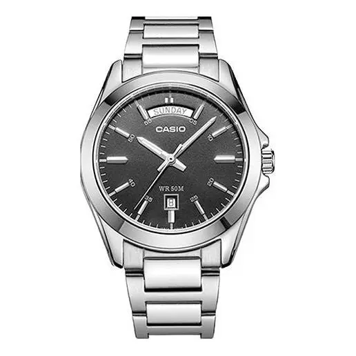 Casio Quartz Stainless Steel Watch - Black