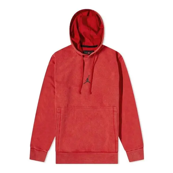 JORDAN Dri-fit Fleece Pullover Hoodie - Red
