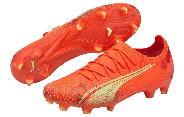 PUMA Ultra Play Fg Ag Cleats - Orange/gold