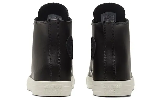 CONVERSE Chuck Taylor All Star High Top Leather Sneakers - Black