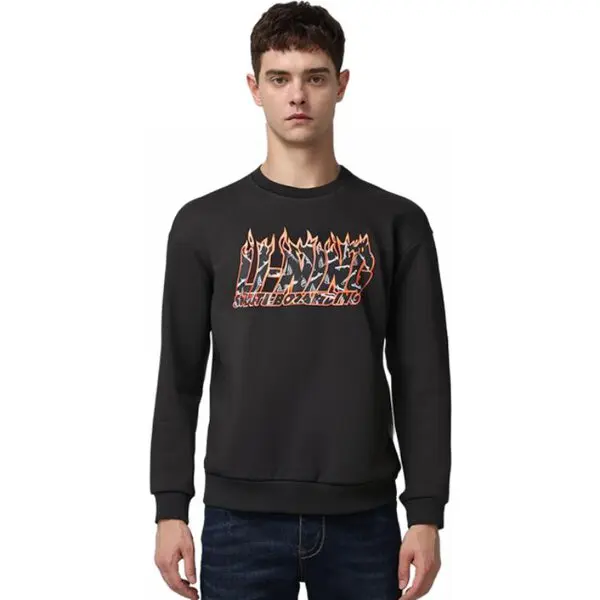 LI-NING X Phil Hackett Graphic Loose Fit Sweatshirt 'black - Black/multi-color