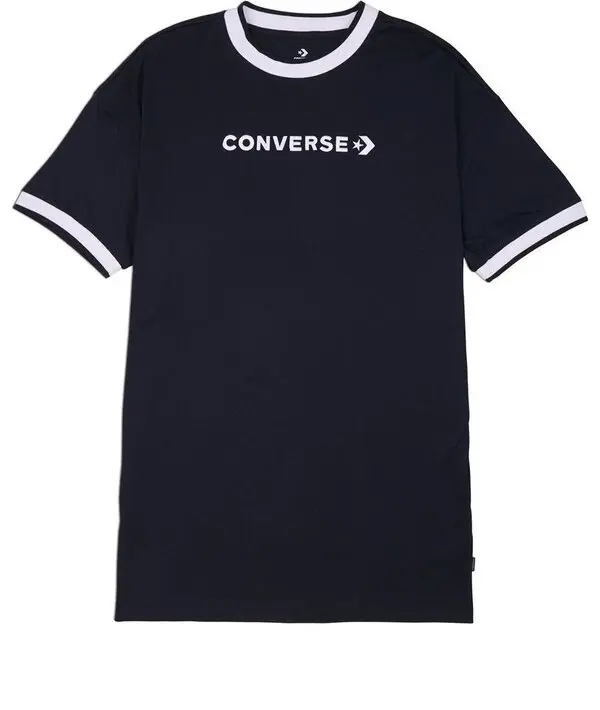 CONVERSE Wordmark T-shirt Dress - Black