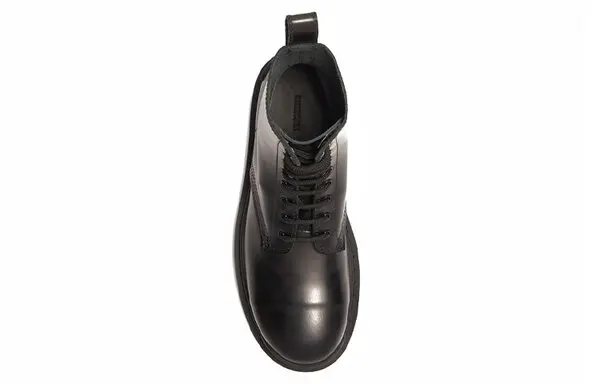 Balenciaga Strike Lace-up Boots - Black