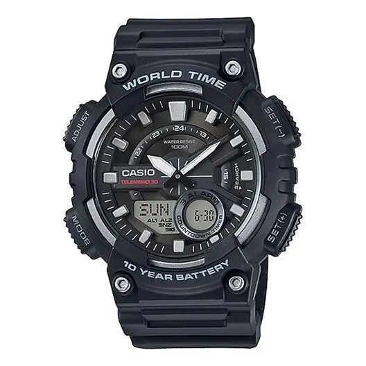 Casio G Shock Quartz Sports Analog - Black
