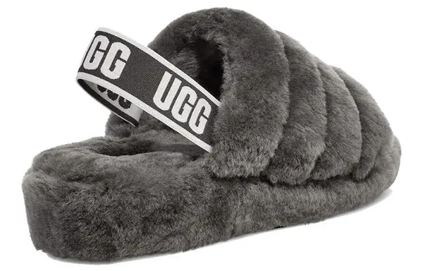 UGG Fluff Yeah Slide - Grey