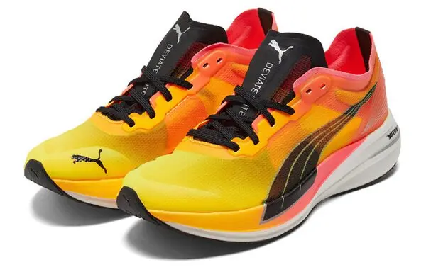 PUMA Deviate Nitro Elite Athletic Sneakers - Yellow