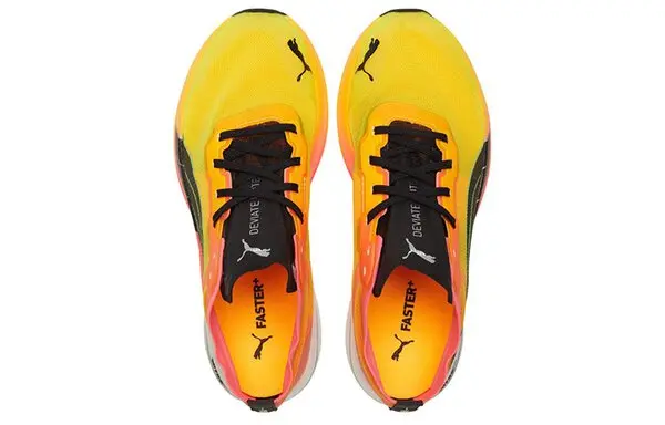 PUMA Deviate Nitro Elite Athletic Sneakers - Yellow