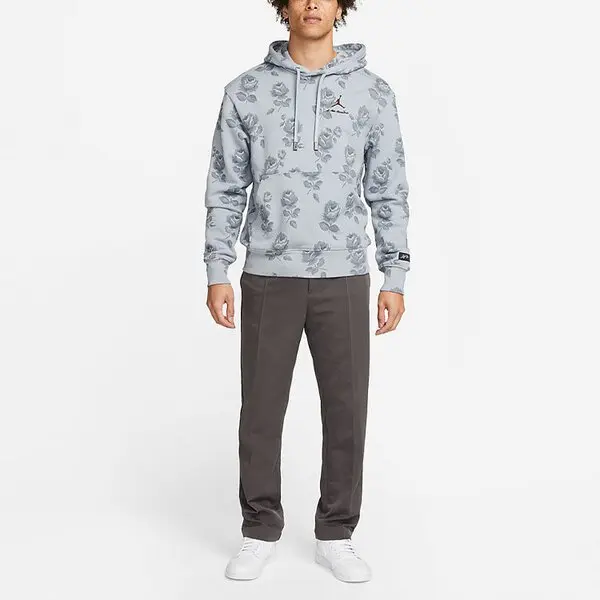 JORDAN X A Ma Maniere Crossover Solid Color Logo Straight Casual Pants