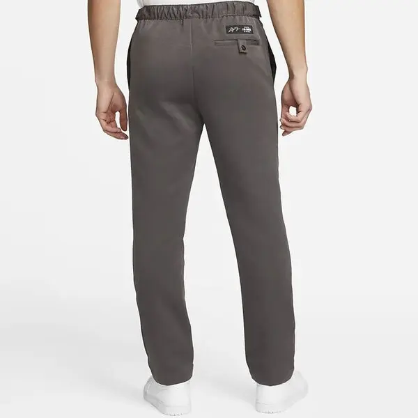 JORDAN X A Ma Maniere Crossover Solid Color Logo Straight Casual Pants