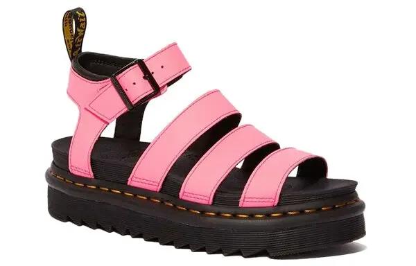 Dr. Martens Blaire Strappy Platform Sandals - Pink