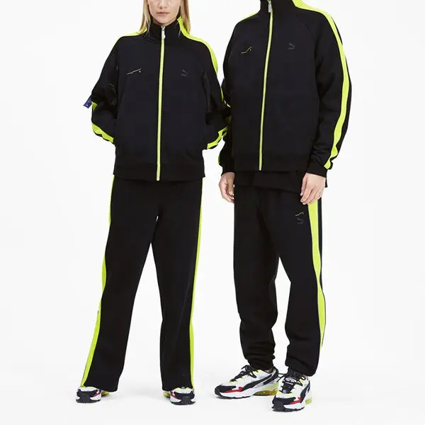 PUMA X Ader Error Stand Collar Printed Track Jacket - Black