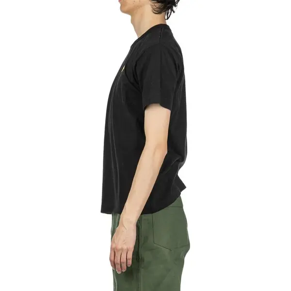 Play Comme Des Garcon Ss25 Gold Heart T-shirt - Black