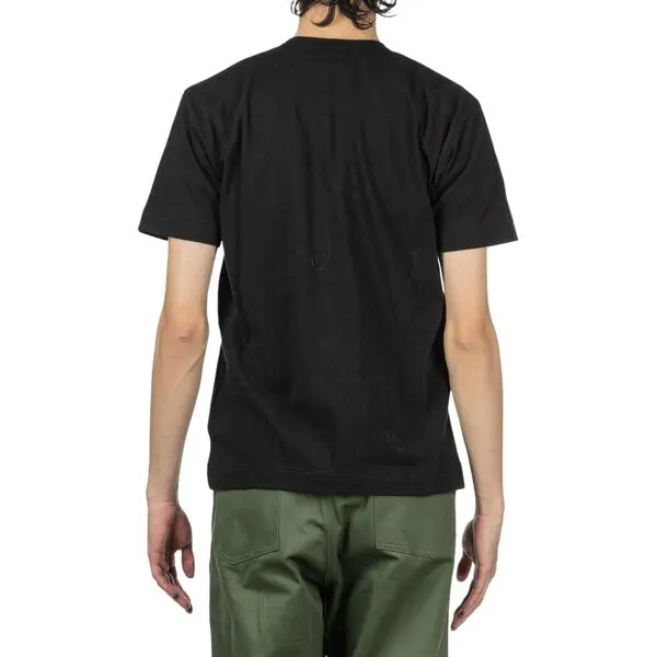 Play Comme Des Garcon Ss25 Gold Heart T-shirt - Black