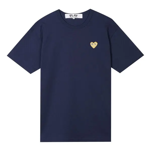 Play Comme Des Garcon Gold Heart T-shirt