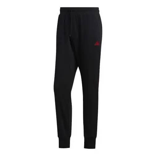 Adidas Cny Ft Pant Lacing Elastic Waistband Basketball Sports Pants - Black