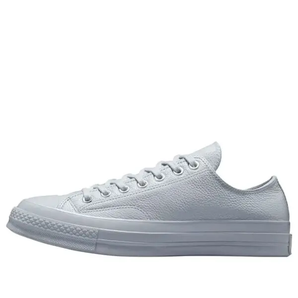 CONVERSE Chuck 70 Mono Leather Low Top Sneakers - Faint Blue